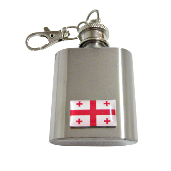 Kiola Designs | Other | Georgia Country Flag Oz Keychain Flask | Poshmark